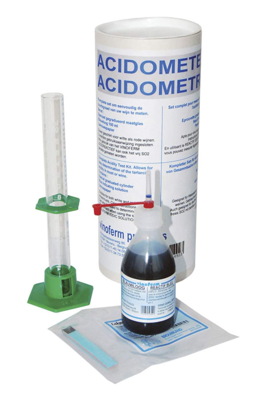 Acidometer Vinoferm komplett, | Sevibräu Bierbrauzubehör Online-Shop